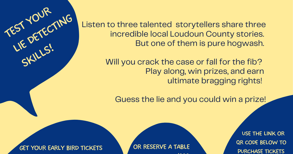 LOUDOUN MUSEUM INC - 2026 History or Hogwash: Two Truths and a Lie