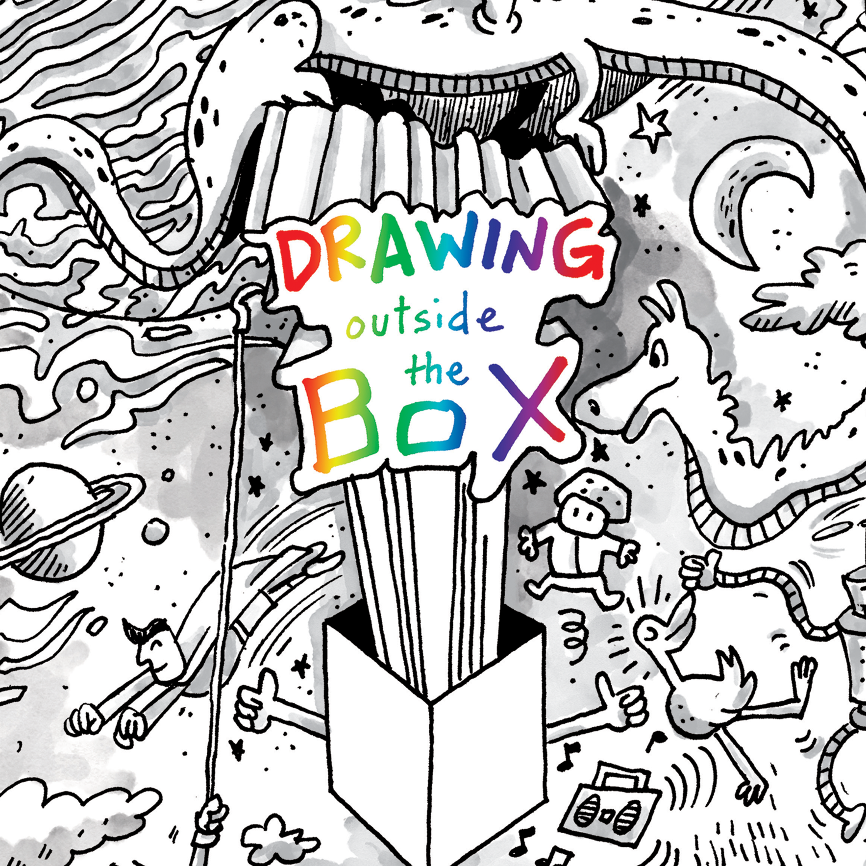 Hub-Arts and Cultural Center - Drawing Outside the Box: October