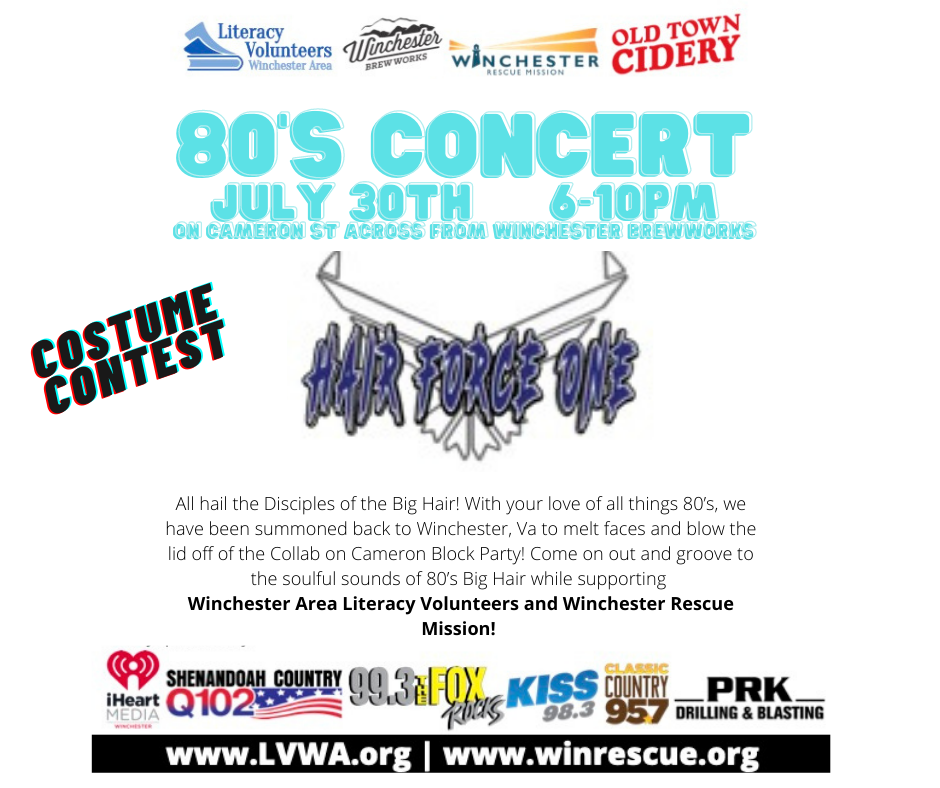 WINCHESTER RESCUE MISSION INC - Collab on Cameron Block Party - 80's ...