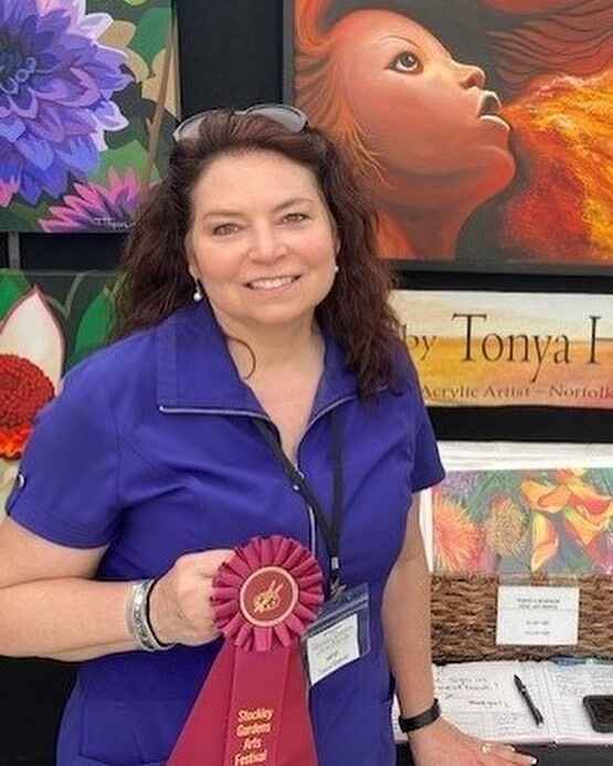 Virginia Beach Art Center Inc - X 2022-A4 - Private Acrylic Painting or ...