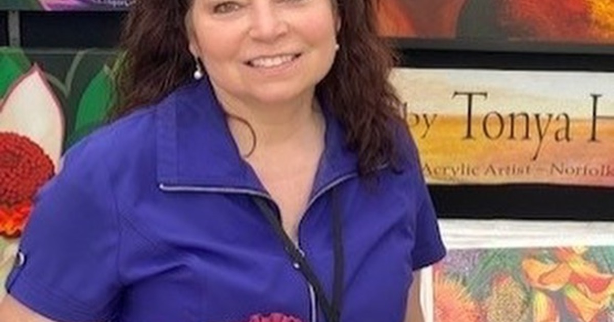 Virginia Beach Art Center Inc - X 2022-A4 - Private Acrylic Painting or ...