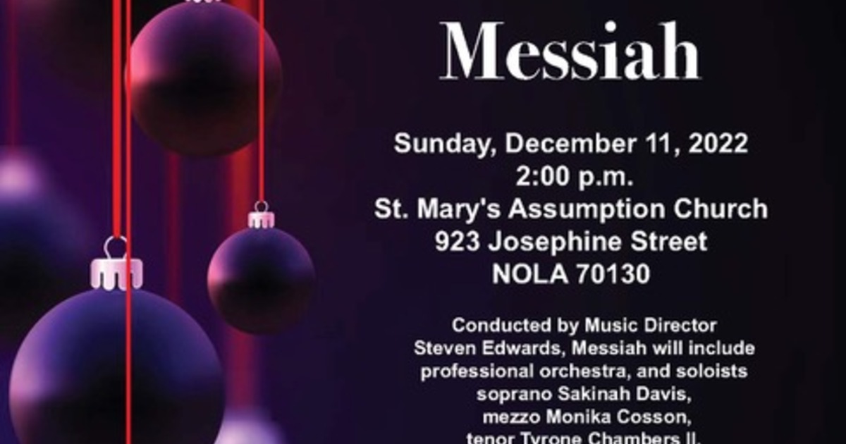 SYMPHONY CHORUS OF NEW ORLEANS - Handel's Messiah