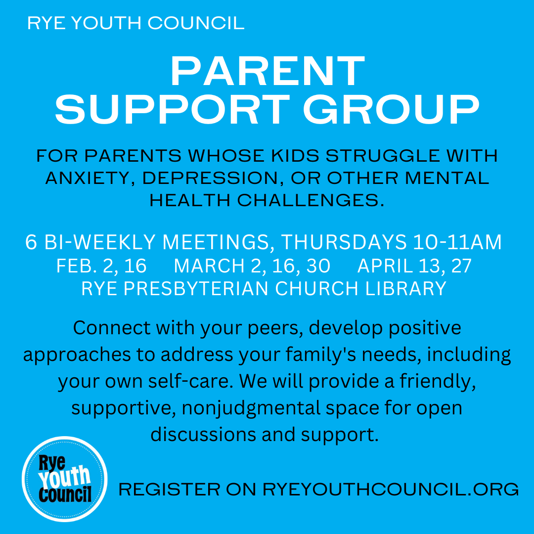 Rye Youth Council Inc RYC Parent Support Group
