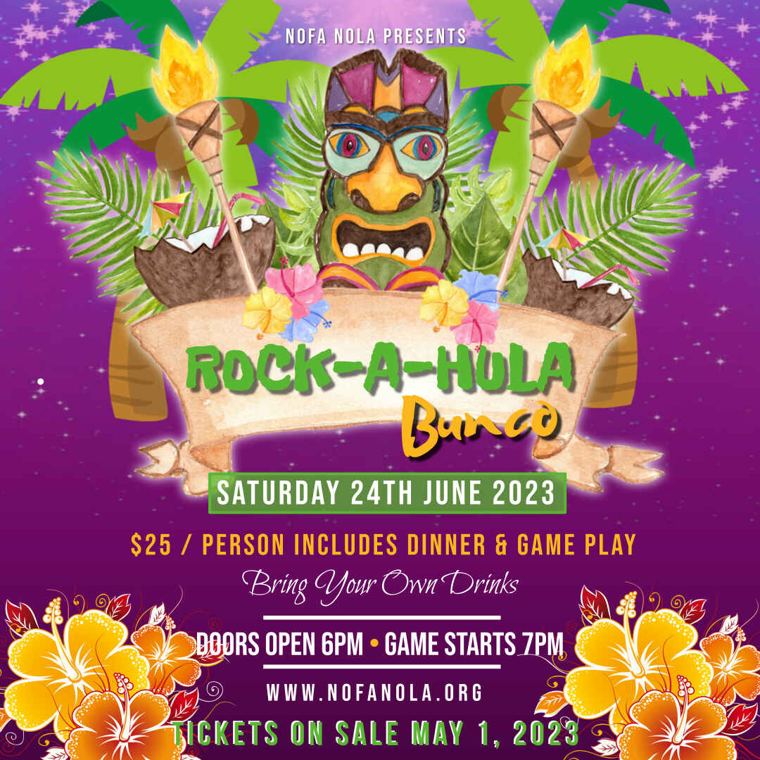 No One Fights Alone NOLA - Rock-A-Hula Bunco 2023
