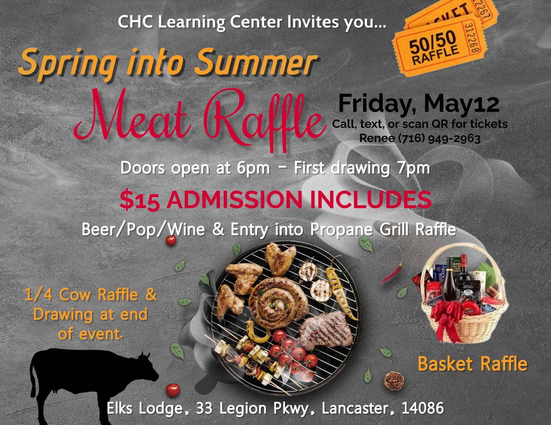Center for Handicapped Children Inc - CHC'S Spring Into Summer BBQ Meat ...