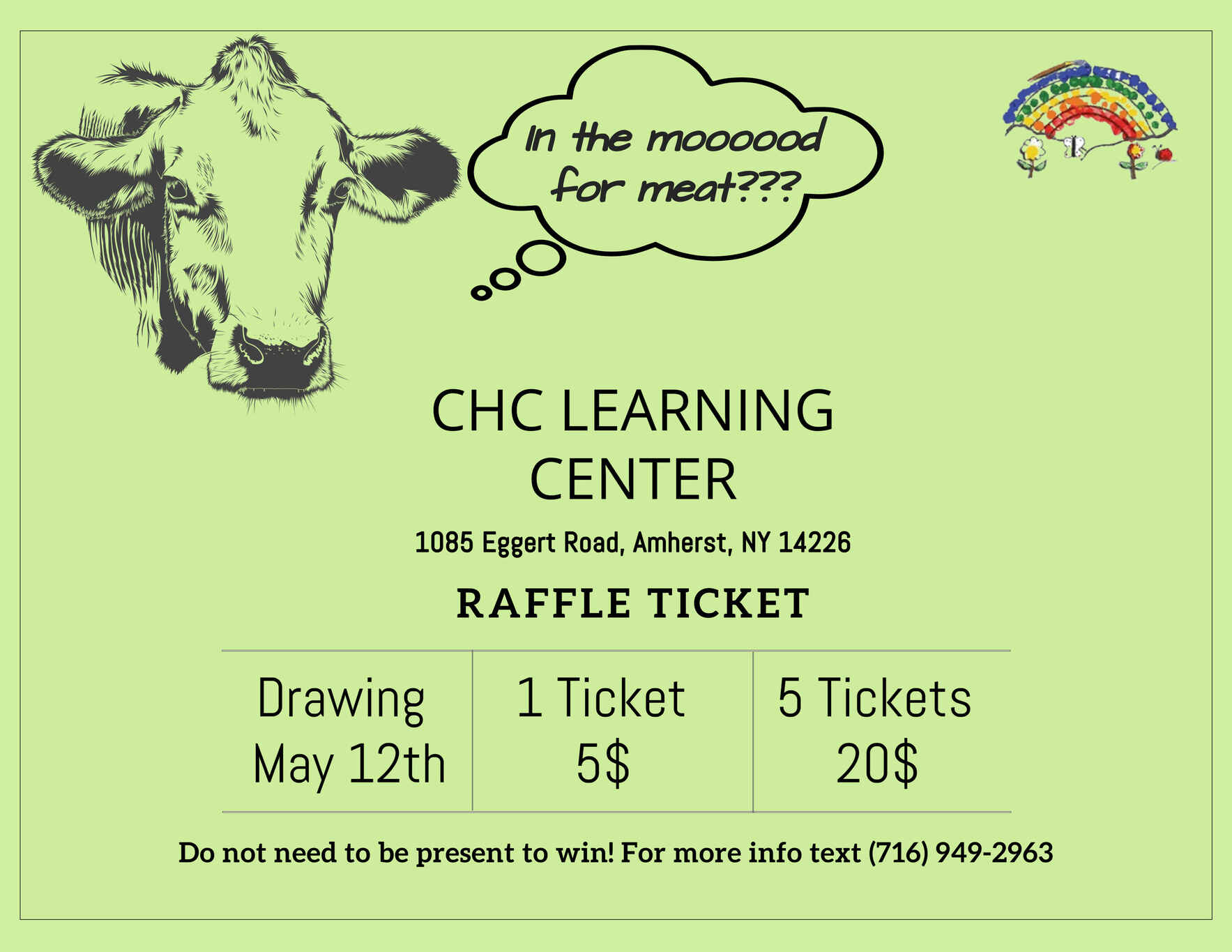 Center for Handicapped Children Inc - Quarter side of Beef Raffle for ...