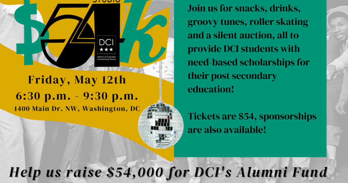District of Columbia International School - Studio $54k: DCI's Alumni ...