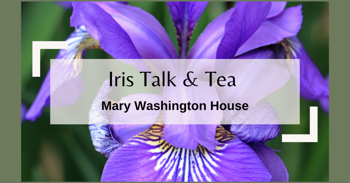 Washington Heritage Museums - Iris Talk & Tea with Lois Rose