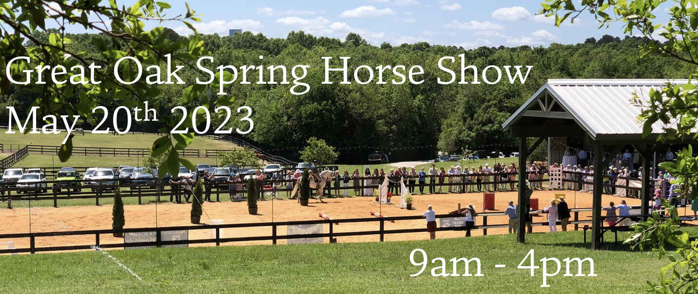 Great Oak Equine Assisted Programs - Great Oak EAP Spring Horse Show