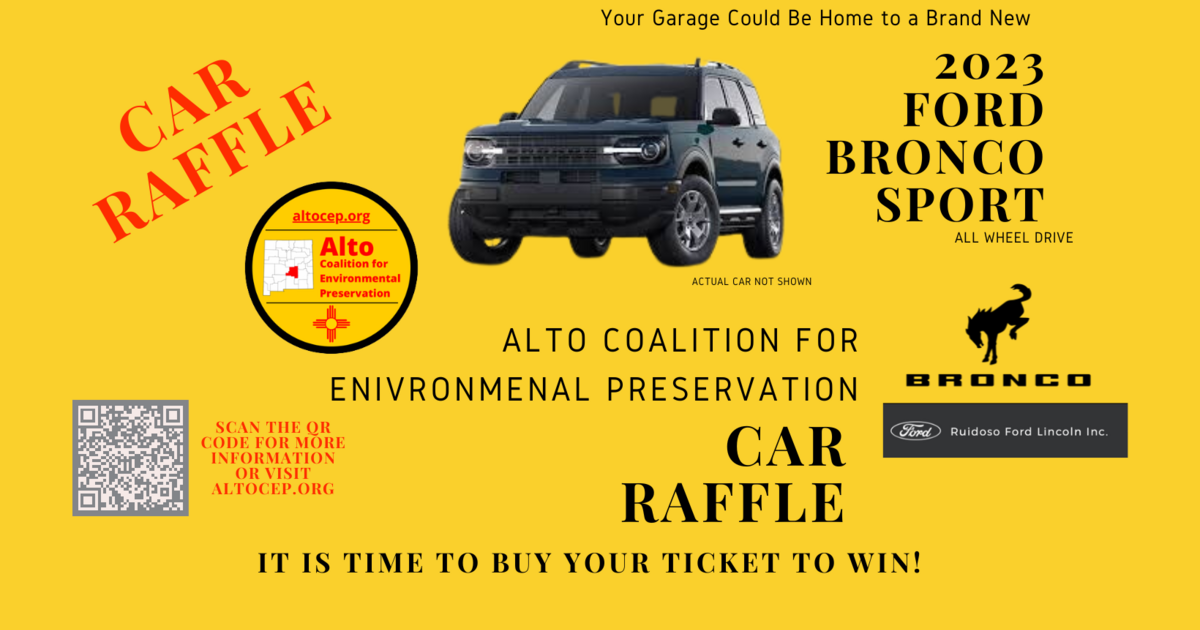 Alto Coalition for Environmental Preservation - 2023 Ford Bronco Sport ...