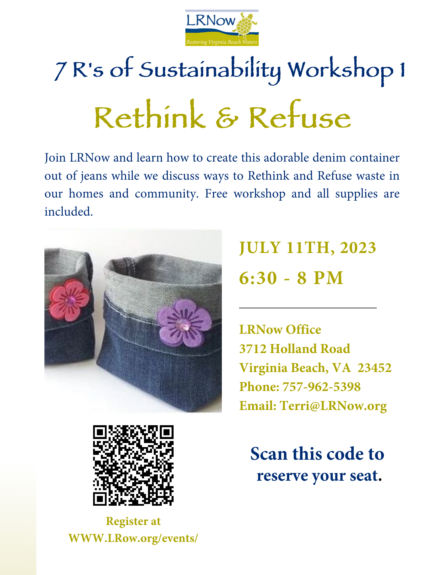 Lynnhaven River NOW - 7 R's of Sustainability Series: Rethink and ...