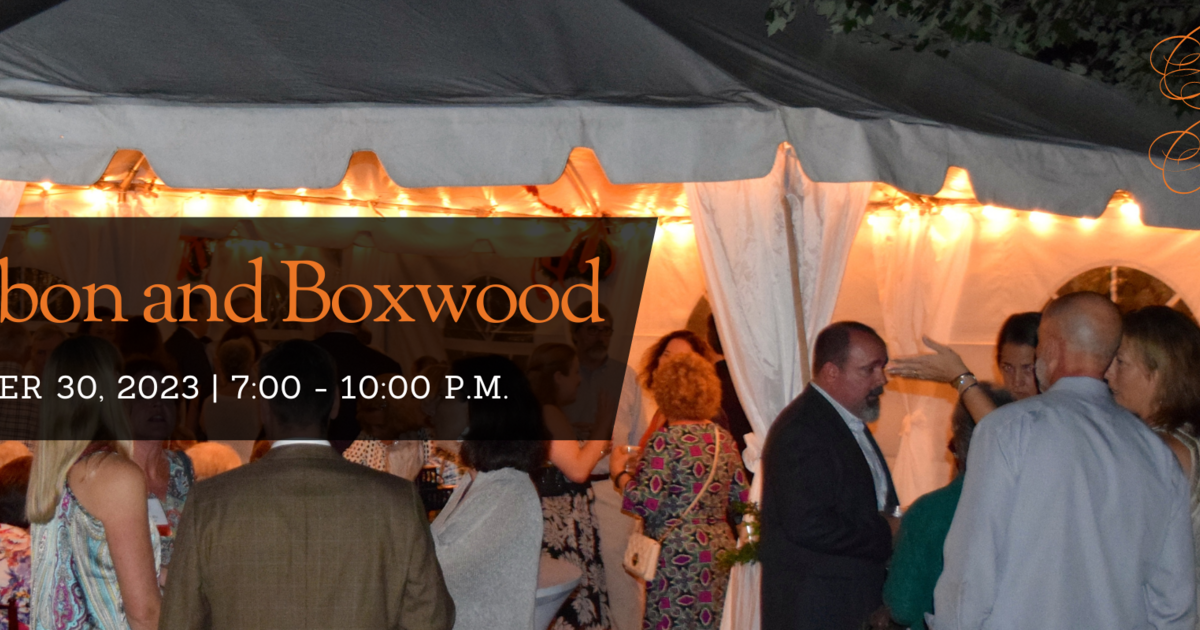 Washington Heritage Museums - Bourbon and Boxwood 2023