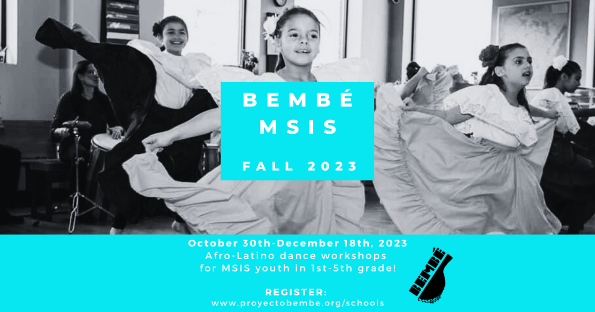 Bembe Drum & Dance - Bembé MSIS Fall 2023 Program Registration