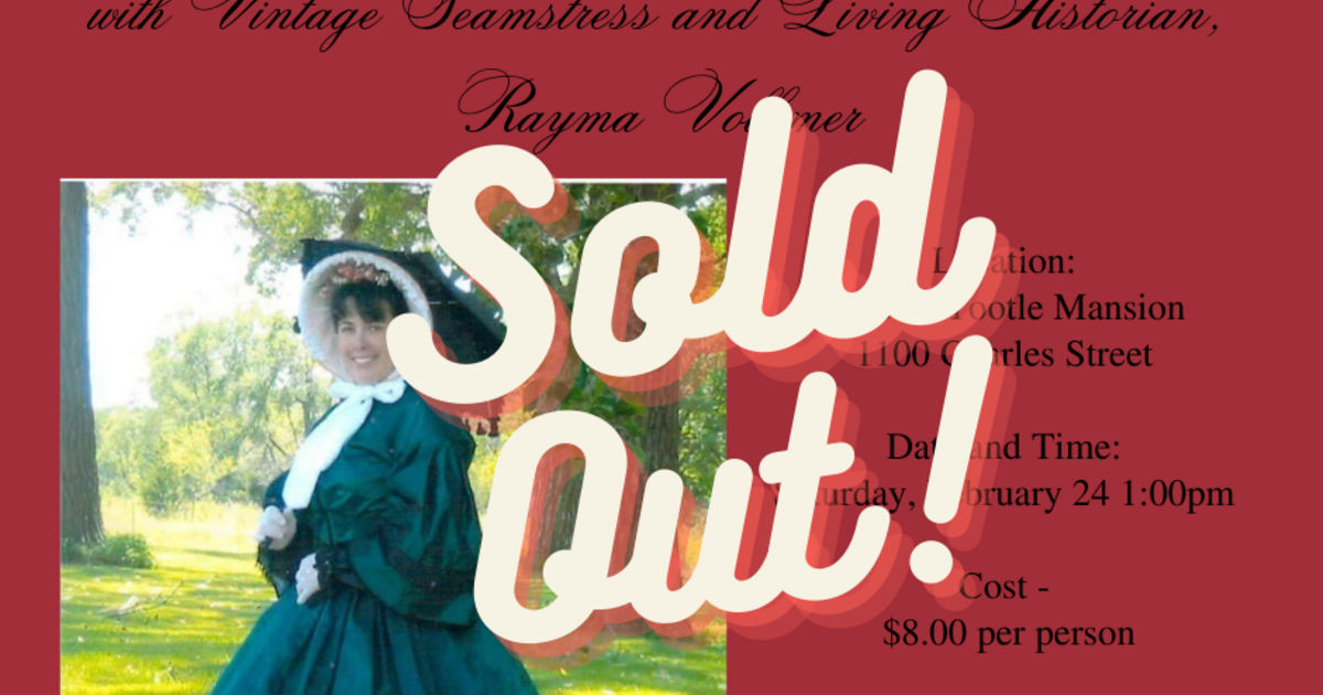 St Joseph Museum - Tea at the Mansion with Rayma Volkmer