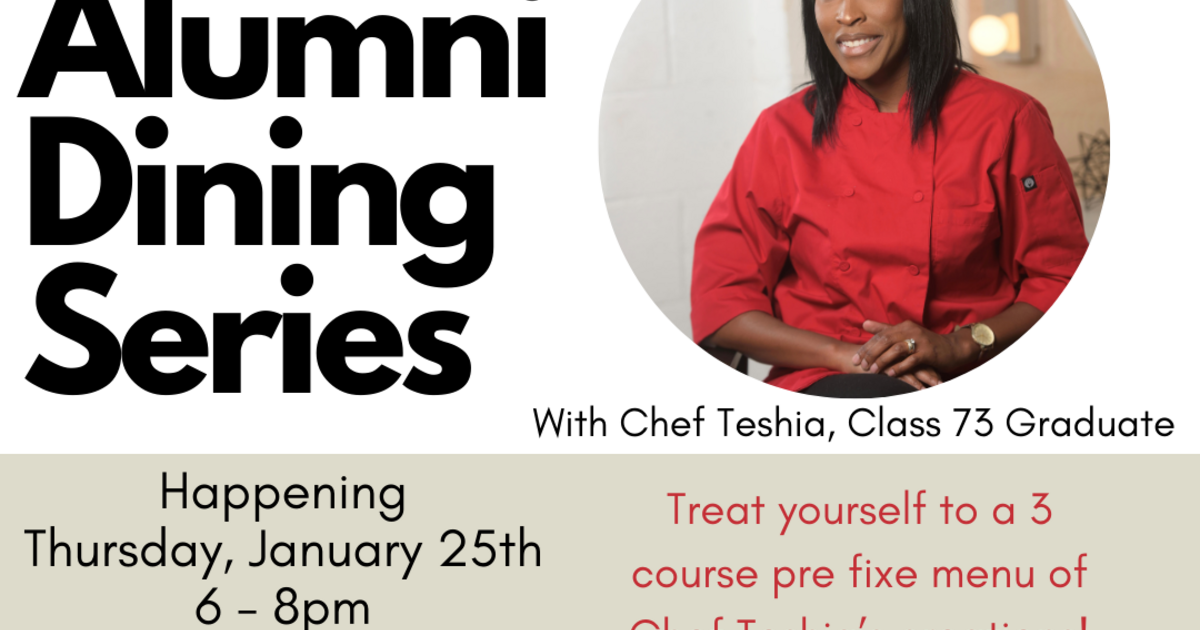 Community Culinary School of Charlotte - CCSC's Alumni Dining Series ...