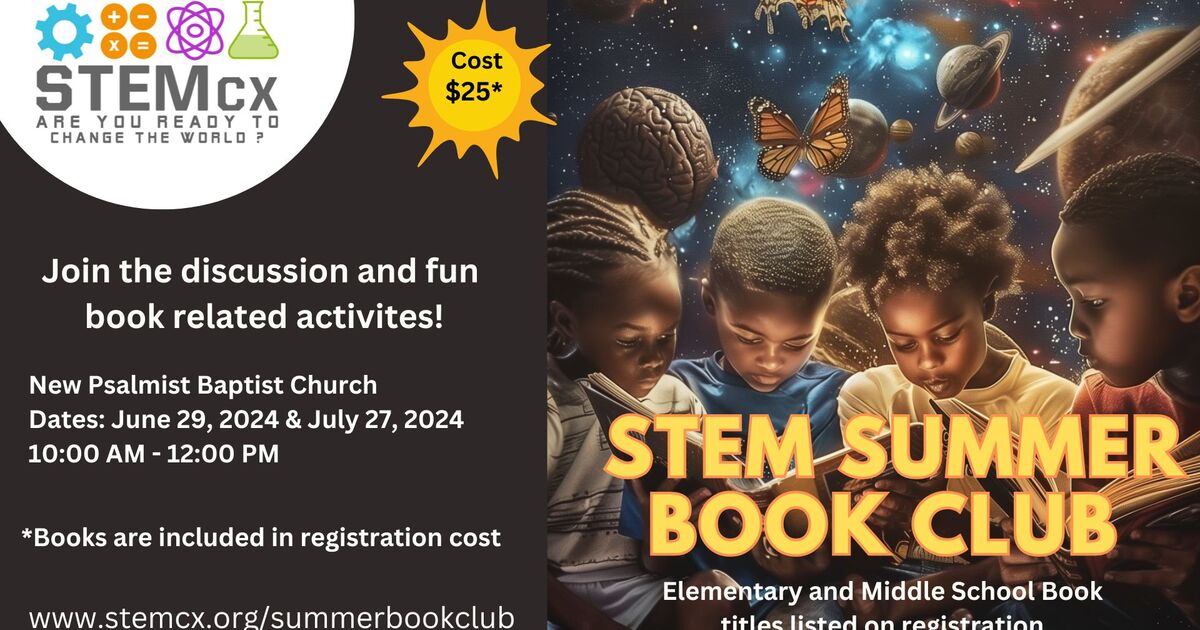 Transforming Lives Community Development Corporation - STEMcx Summer Book Club, 2024