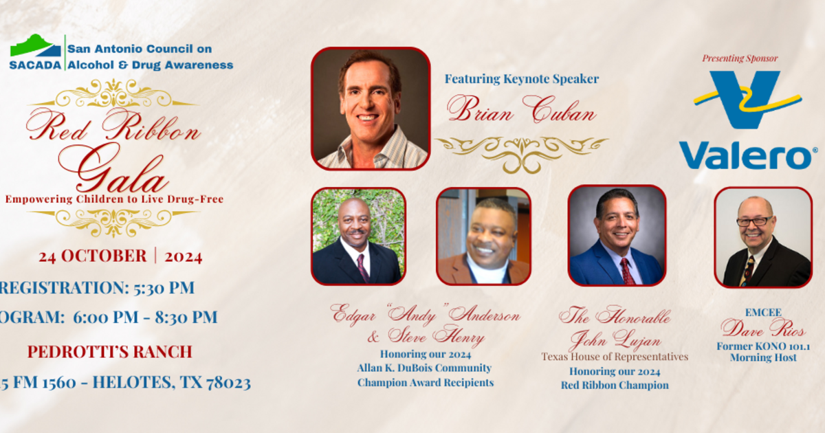 San Antonio Council On Alcohol and Drug Awareness - 2024 Red Ribbon Gala
