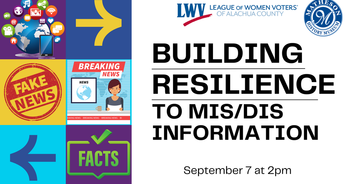 Matheson History Museum Inc - Building Resilience to Mis/Dis Information
