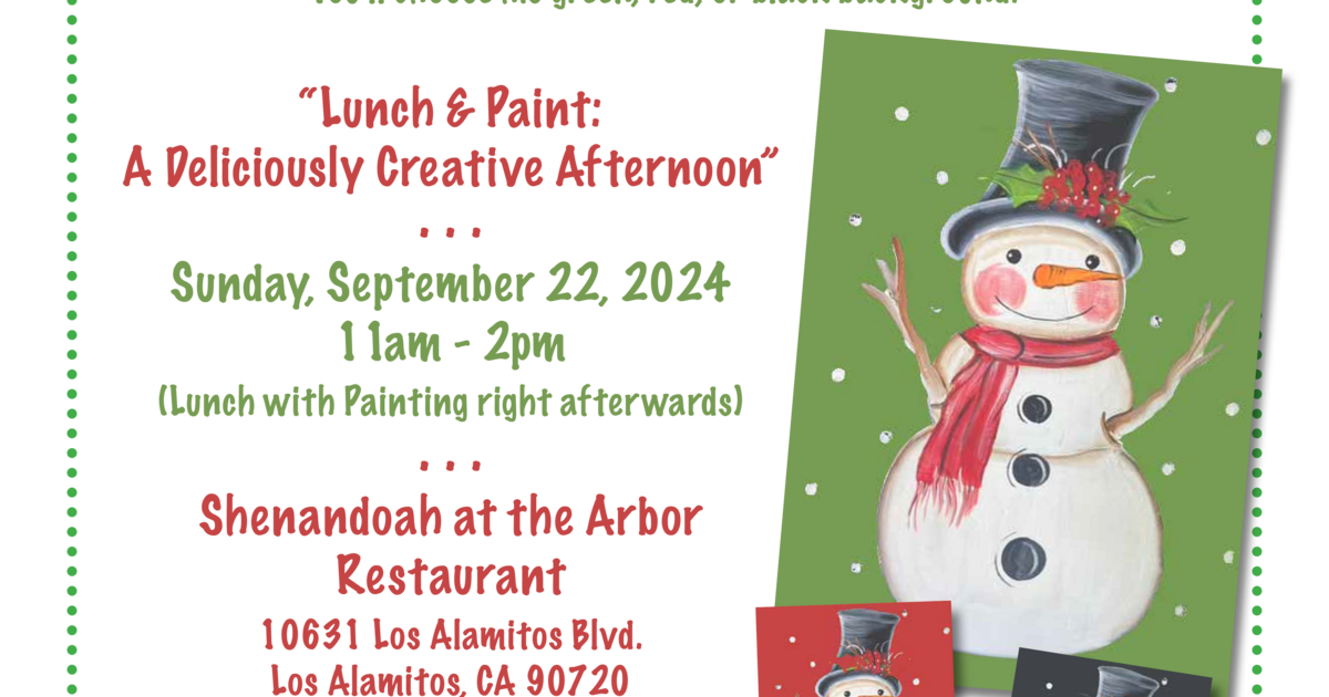 Breast Cancer Angels - Lunch & Paint: A Deliciously Creative Afternoon