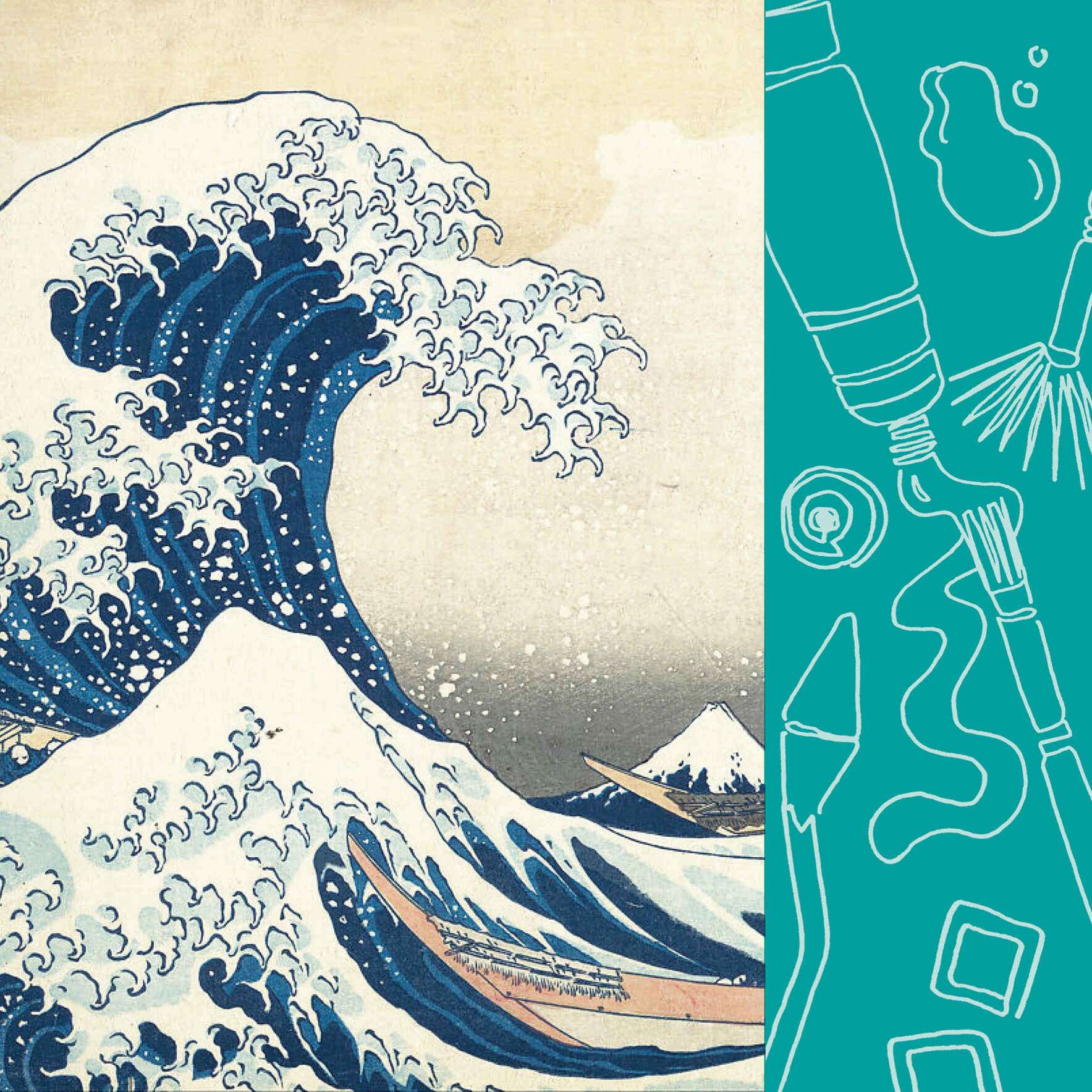 Galesburg Community Arts Center - Paint Crawl: Hokusai's The Great Wave