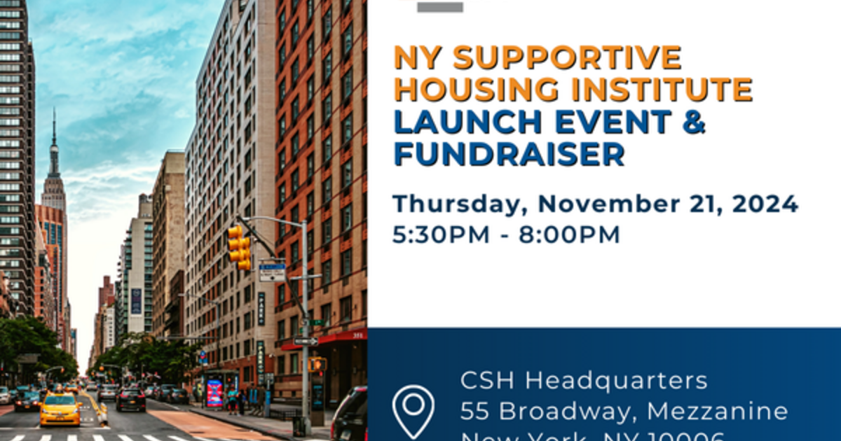 Corporation For Supportive Housing - CSH's NY Supportive Housing ...