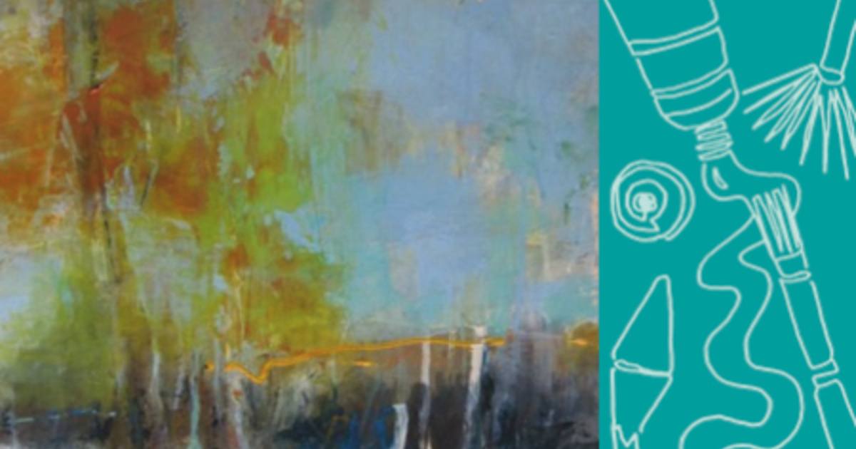 Galesburg Community Arts Center - Abstract Acrylic Landscapes with ...