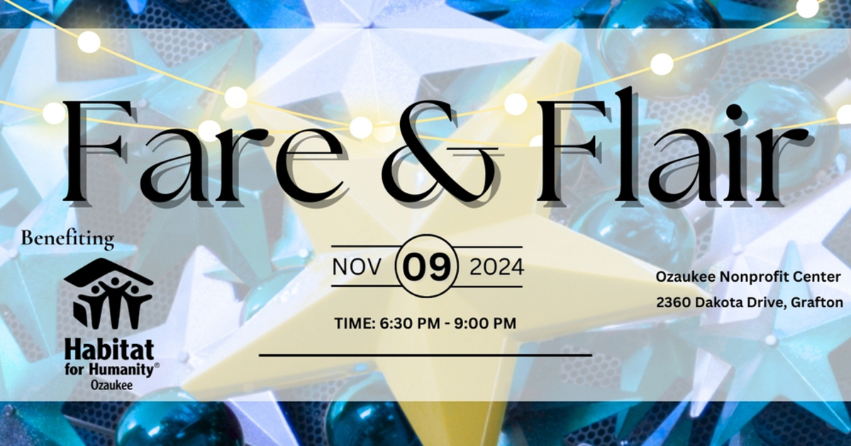 HABITAT FOR HUMANITY OZAUKEE COUNTY - Fare & Flair 2024