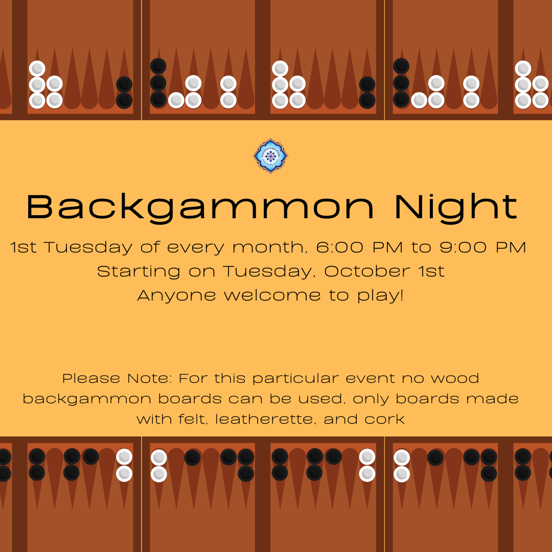 Iranian-American Community Center - Backgammon Night