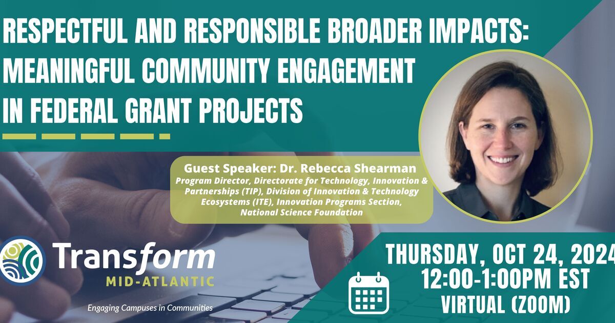 Transform Mid-Atlantic - Respectful and Responsible Broader Impacts ...