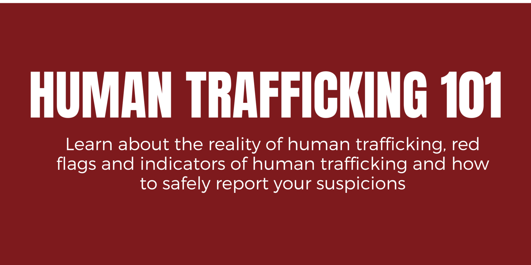 NC Stop Human Trafficking - Human Trafficking 101