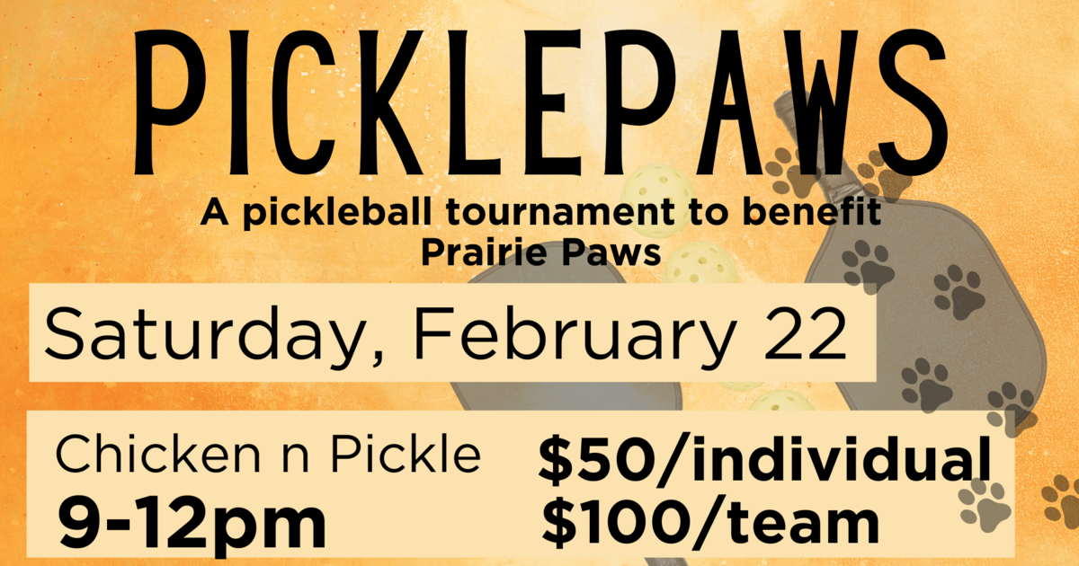 Prairie Paws Animal Shelter, Inc. - PicklePaws 2025