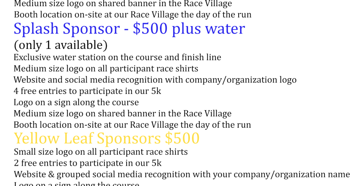 The Twig Cares - Sponsorship Opportunities for The Twig's 7th Annual ...