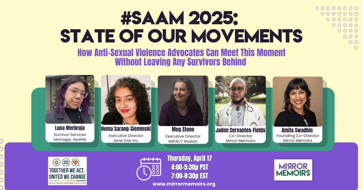 Mirror Memoirs - SAAM 2025: State of our Movements