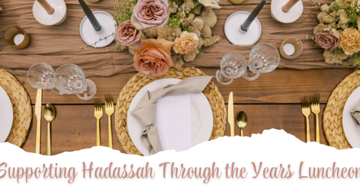 Hadassah The Womens Zionist Organization Of America - West - DMR ...