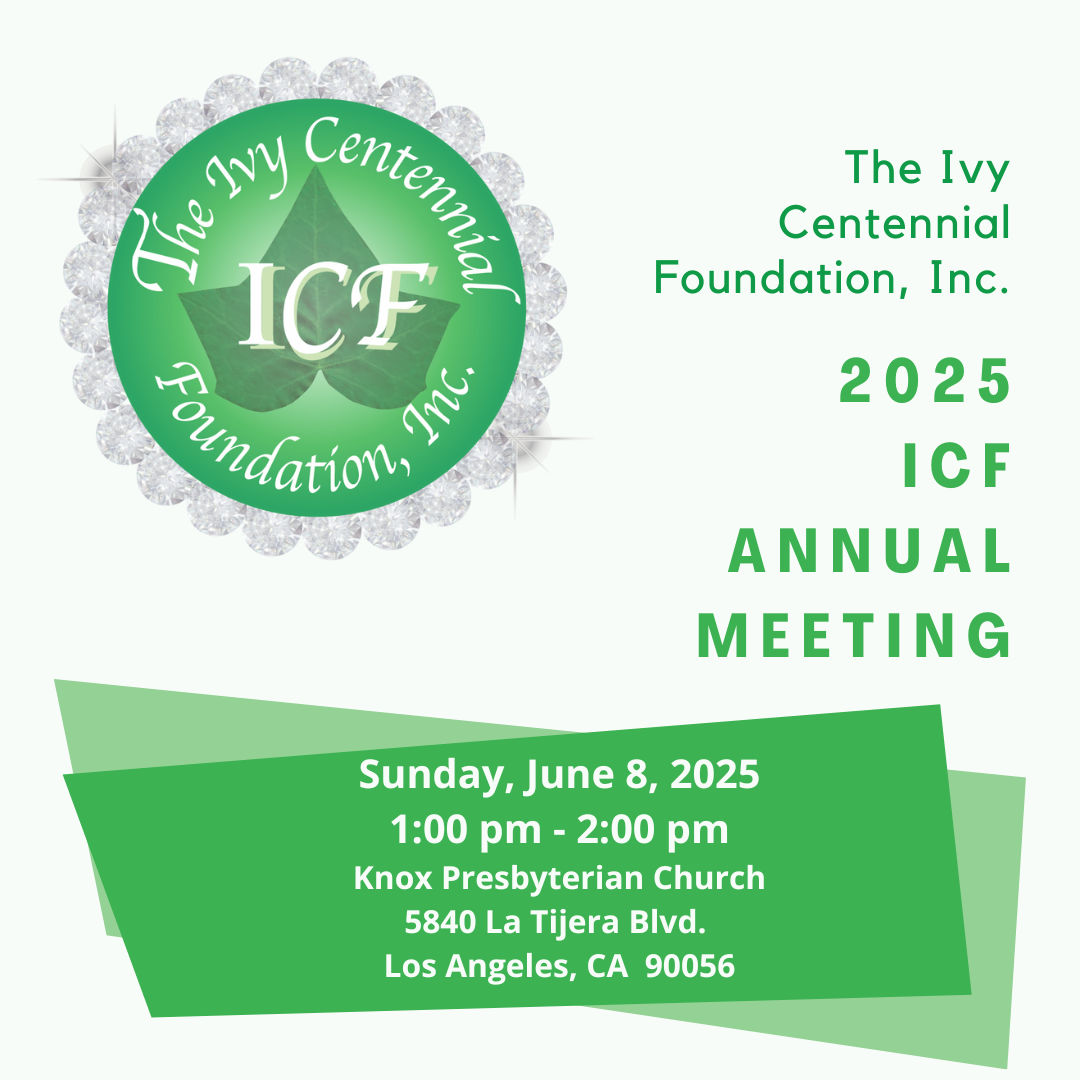 Ivy Centennial Foundation Inc - 2025 ICF Annual Meeting