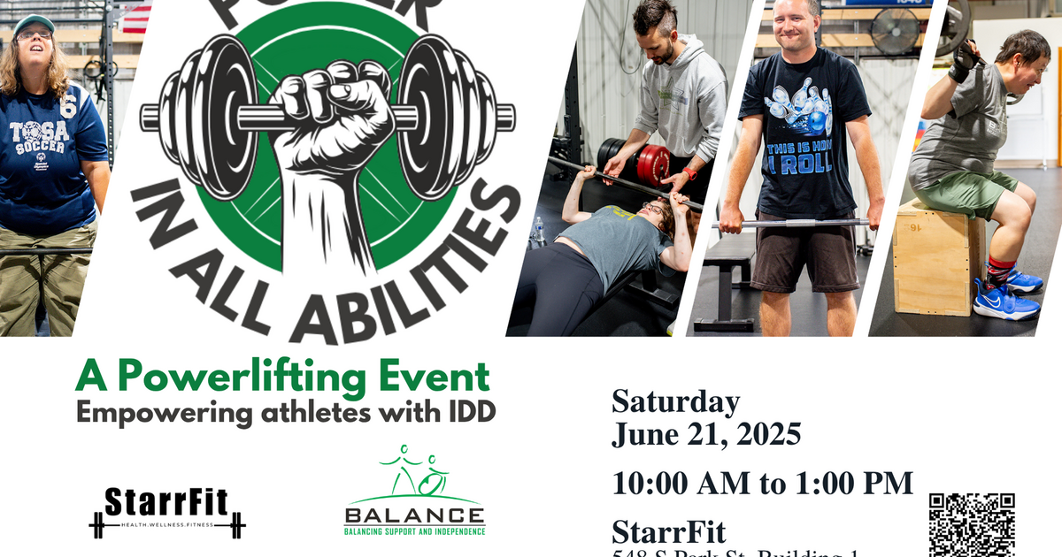 BALANCE INC - Power in All Abilities: A Powerlifting Event