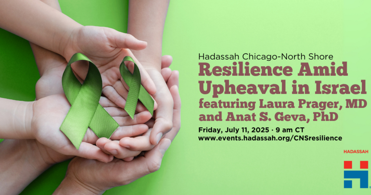 Hadassah The Womens Zionist Organization Of America - MW - CNS ...