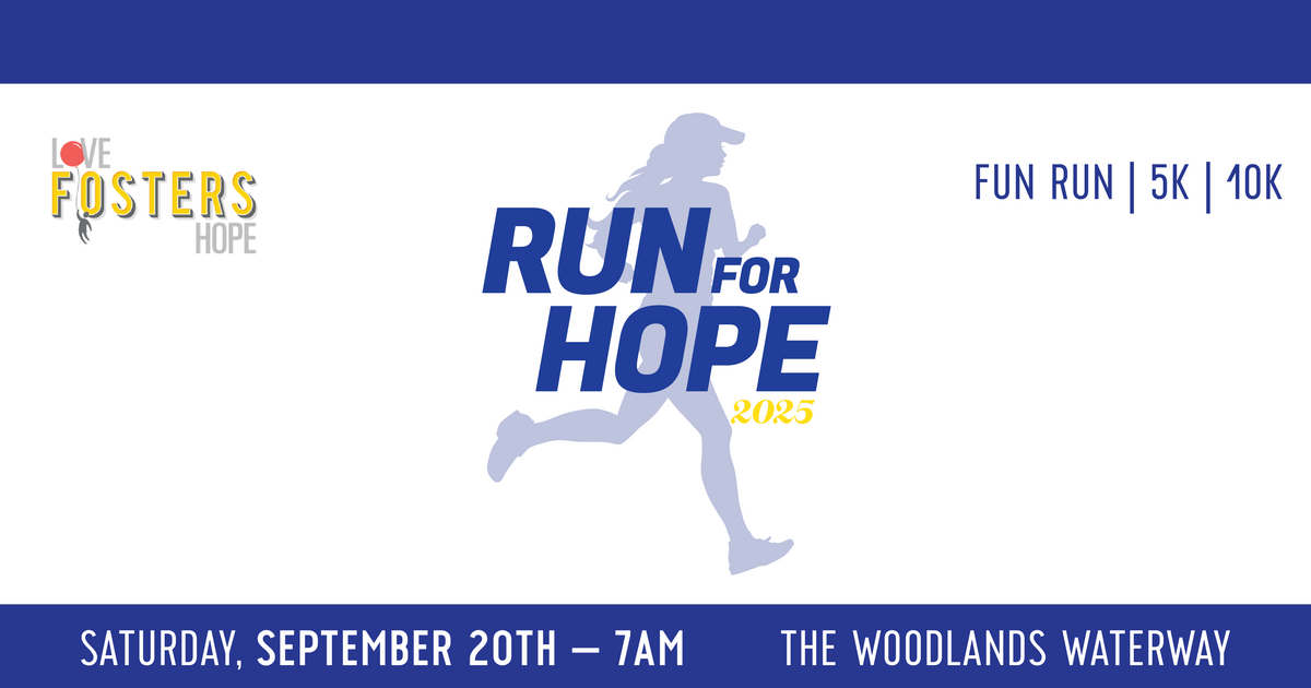 Love Fosters Hope - Run For Hope - 2025