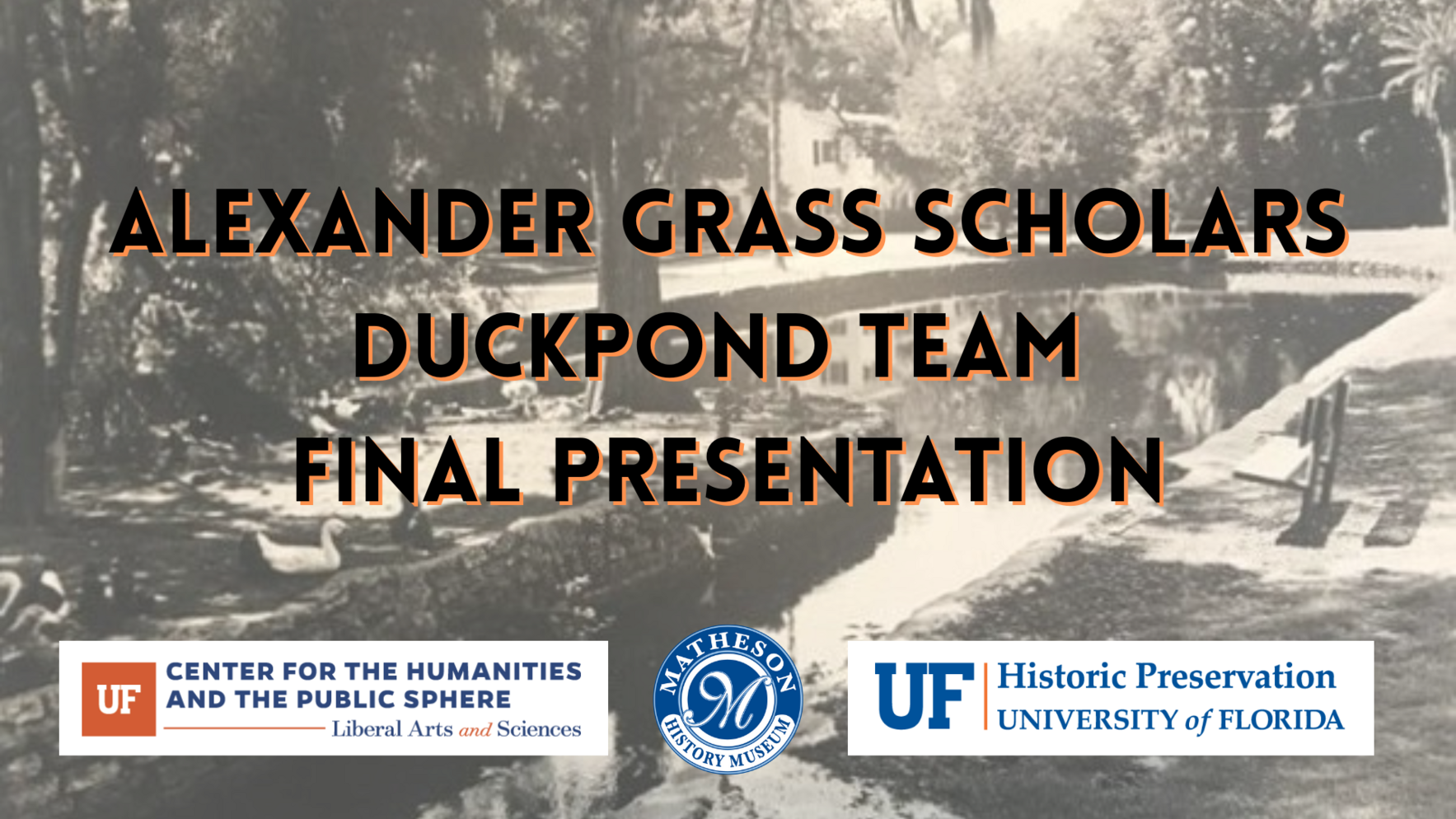 Matheson History Museum Inc - Alexander Grass Scholars Duckpond Team ...