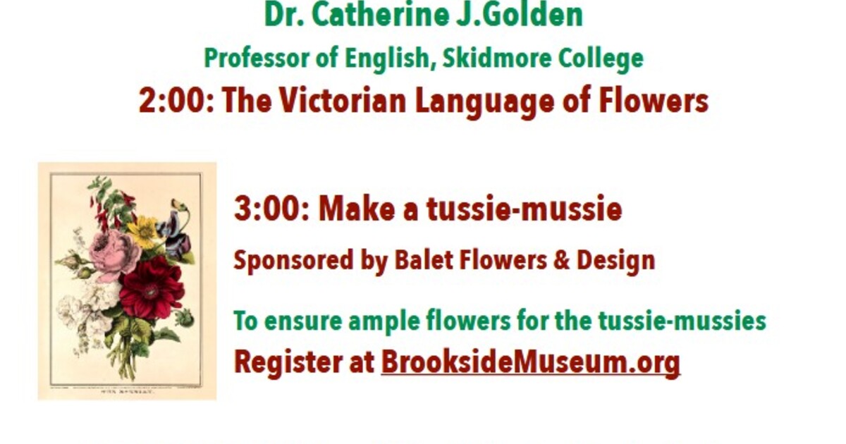 Saratoga County Historical Society - The Victorian Language of Flowers