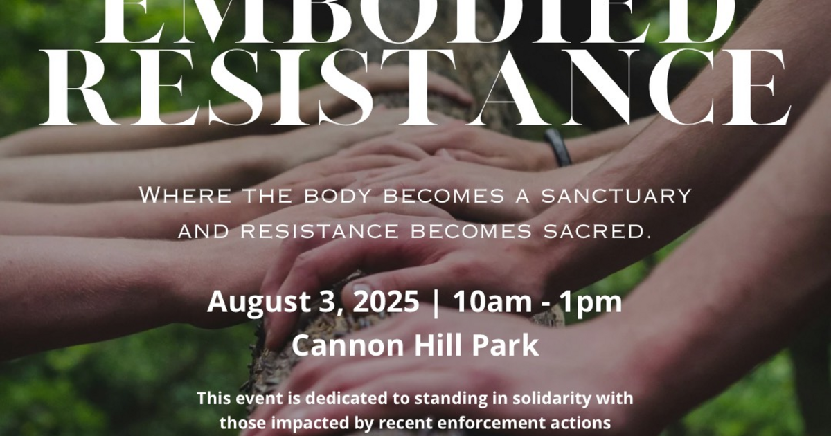 Manzanita House - Haven House Collective Embodied Resistance Event