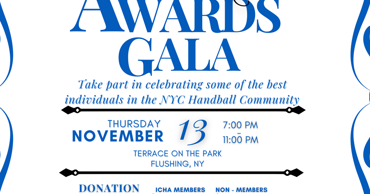 Inner City Handball Association, Inc - ICHA Gala Sponsorship ...