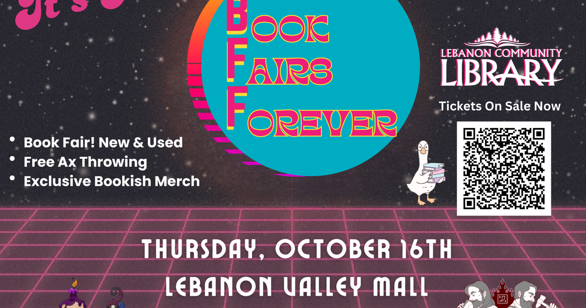 Lebanon Community Library Association - BFF: Book Fairs Forever