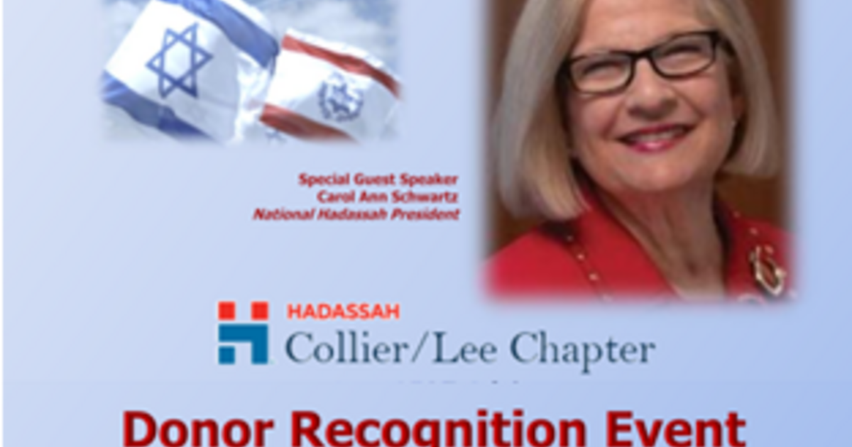 Hadassah The Womens Zionist Organization Of America - FL - FCR ...