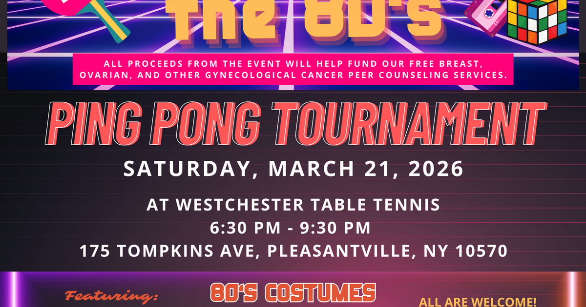 SUPPORT CONNECTION INC - Back to the 80's Ping Pong Tournament