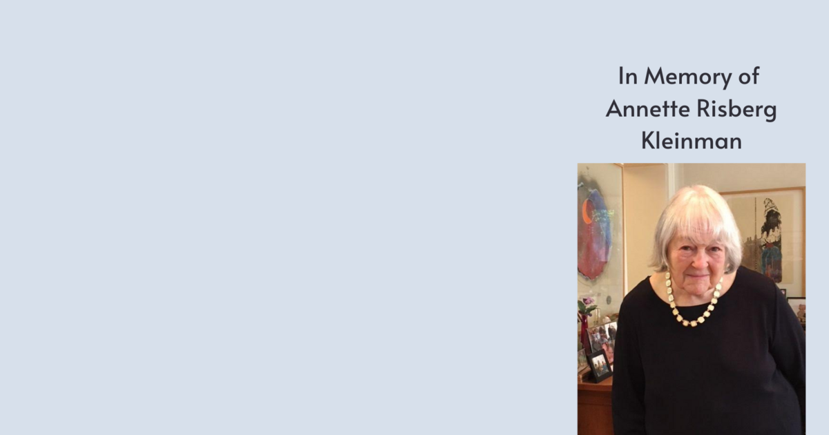 Children First Fund - Annette Risberg Kleinman Memorial Scholarship