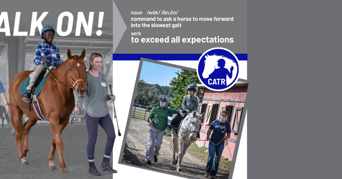 Charleston Area Therapeutic Riding - Walk On To Exceed Expectations