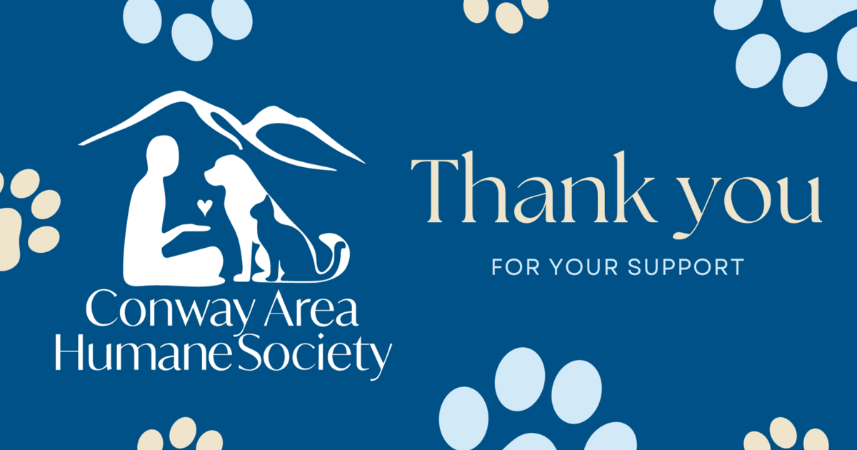 CONWAY AREA HUMANE SOCIETY - EOY Appeal 2023