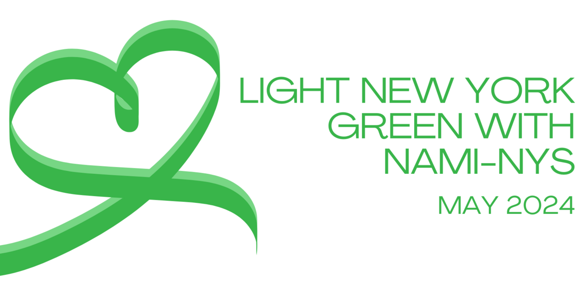 NAMI New York State Inc - Light New York Green with NAMI-NYS