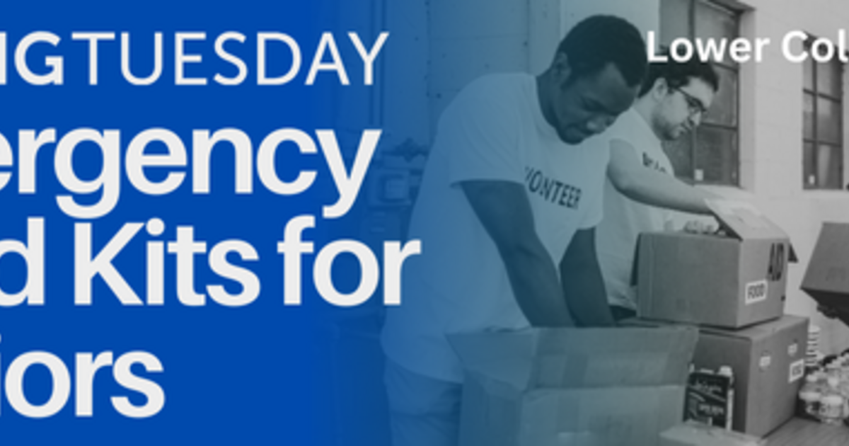 Lower Columbia CAP - 2024 Giving Tuesday - MOW Emergency Food Kits